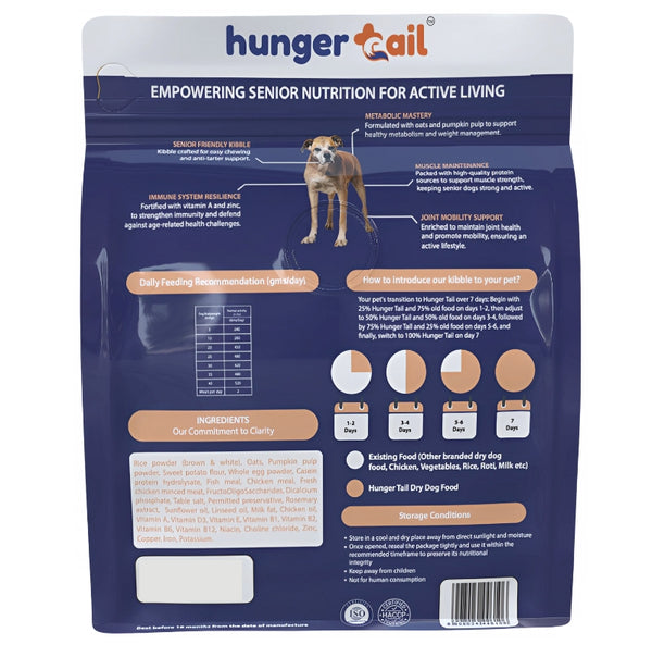 Senior Supreme – Chicken & Pumpkin – Hunger tail